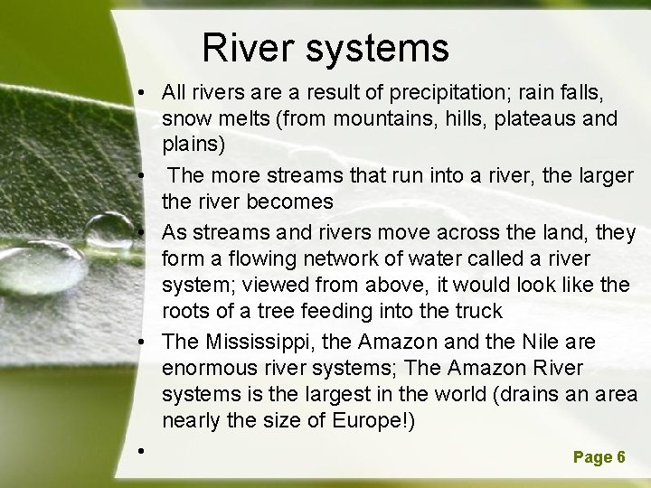 Chapter 5 Water All is born of water