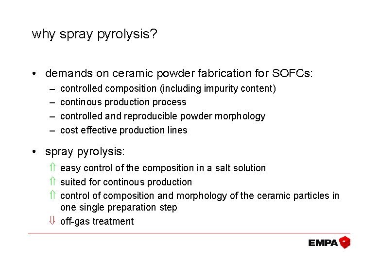 Perovskite and Oxide Synthesis by Spray Pyrolysis Thomas