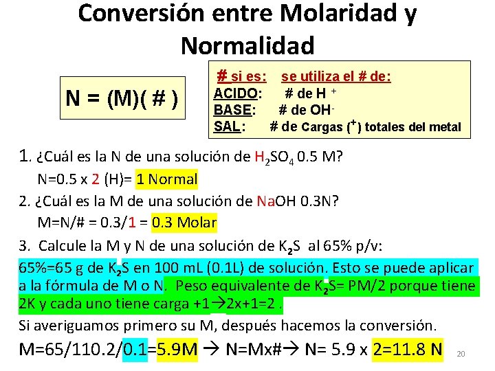 SEMANA 9 CONCENTRACIN DE SOLUCIONES PARTE 2 QUMICA