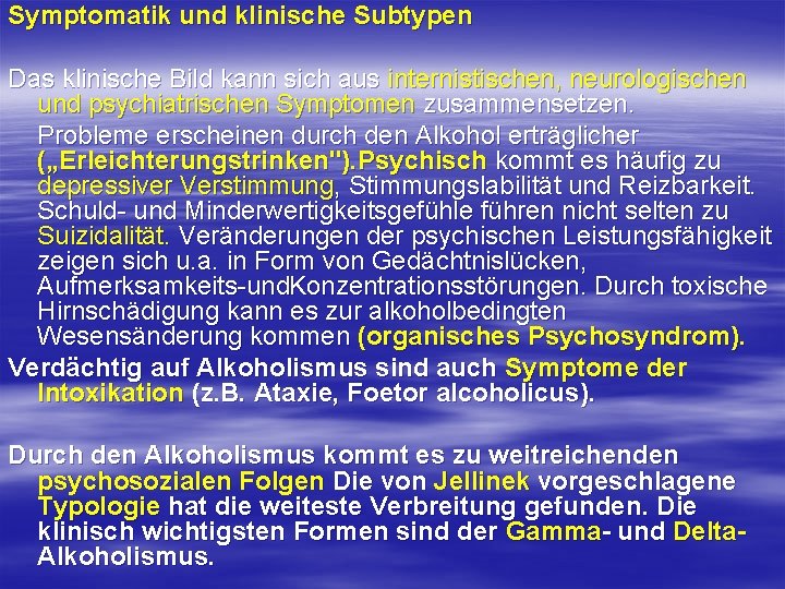 Psychiatrie Vor 14 Abhngigkeit und Sucht Definitionen Sucht