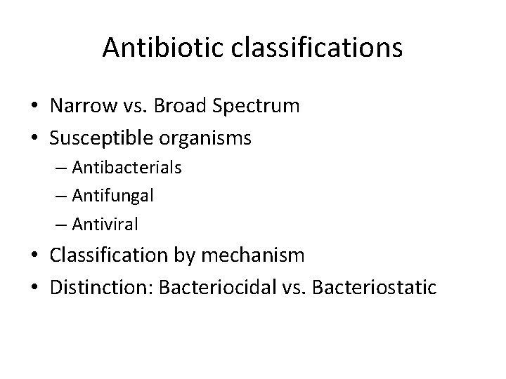 Introduction to Antimicrobials General Terms Chemotherapy Antibiotic ...