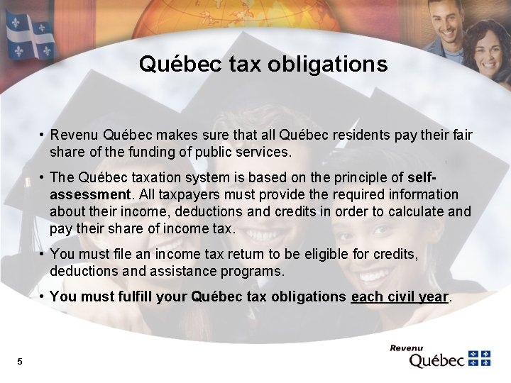 Welcome to Canada International Students Presentation objectives This