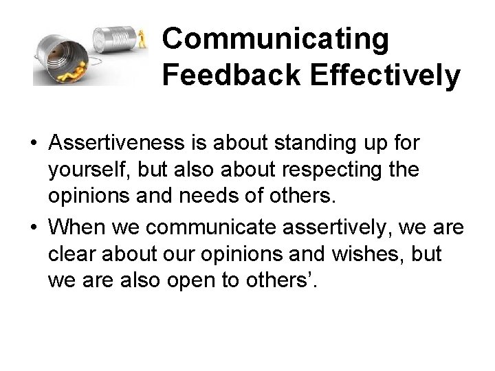 Providing Effective Feedback Developed by the University of