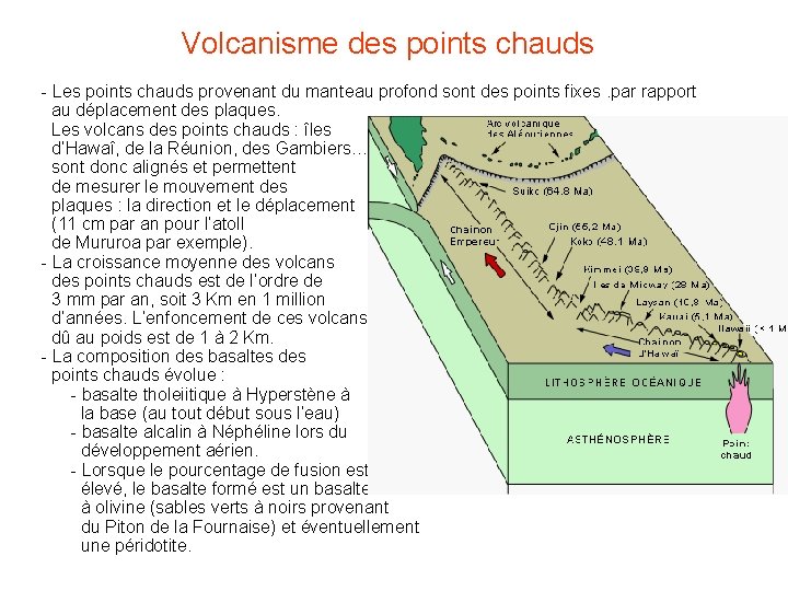 Le magmatisme des dorsales et des points chauds