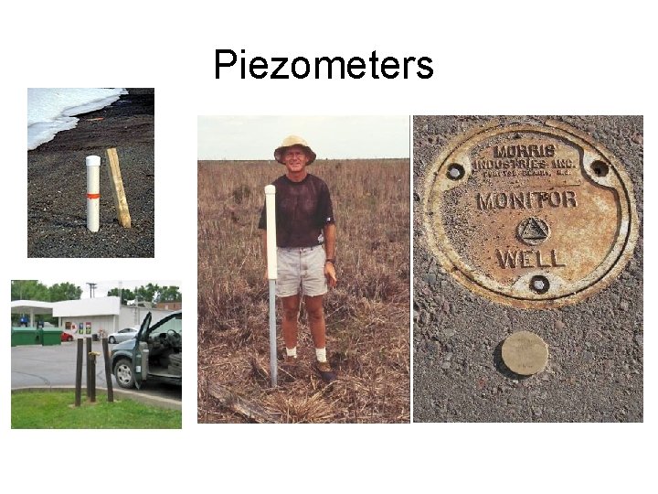 Piezometers I Introduction A Piezometer def a nonpumping