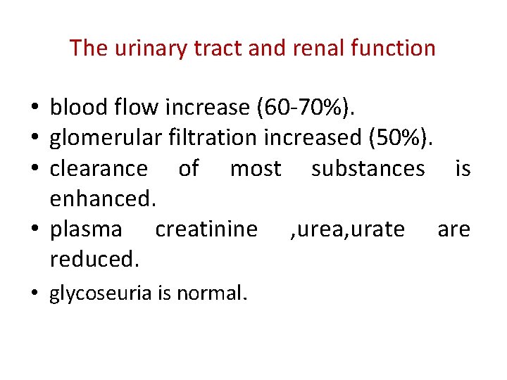 Physiological changes in pregnancy Dr Areefa Al Bahri