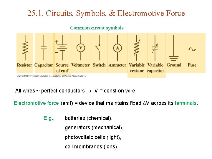 25 Electric Circuits 1 2 3 4 5