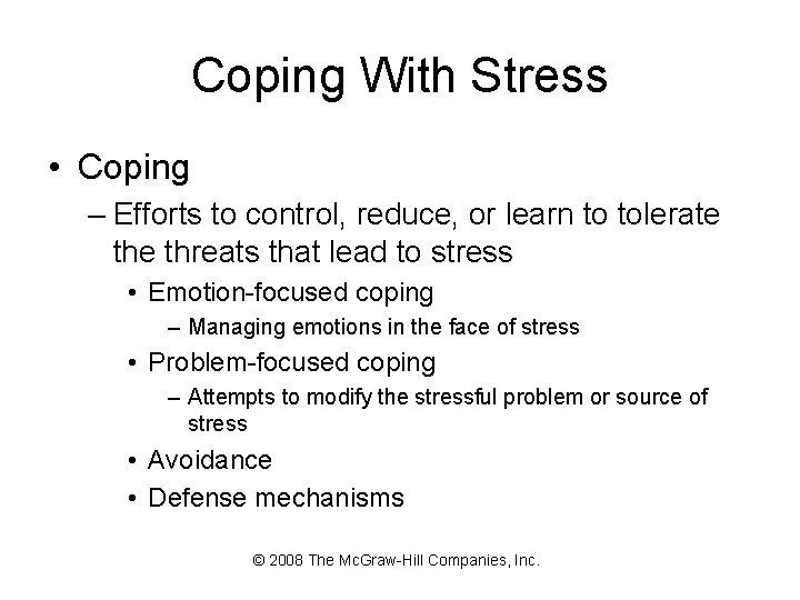 Chapter 14 Health Psychology Stress Coping and WellBeing