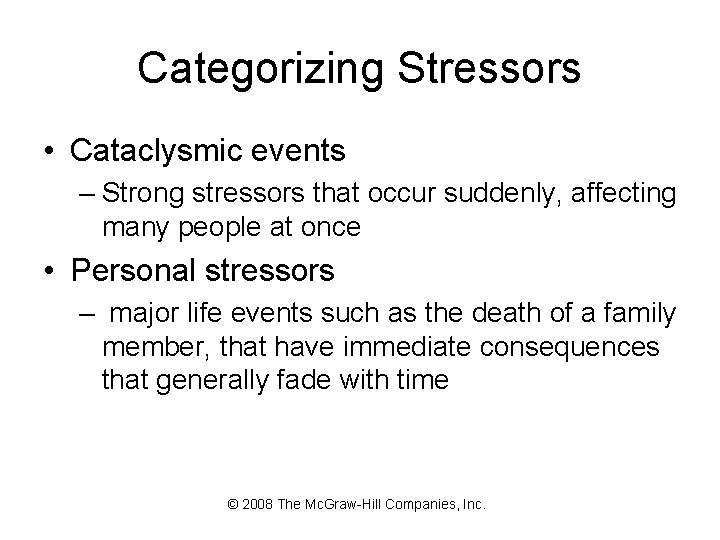 Chapter 14 Health Psychology Stress Coping and WellBeing