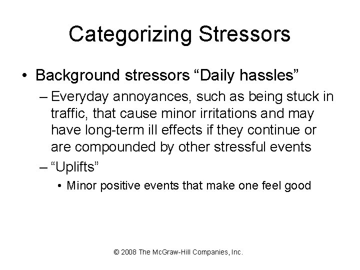Chapter 14 Health Psychology Stress Coping and WellBeing
