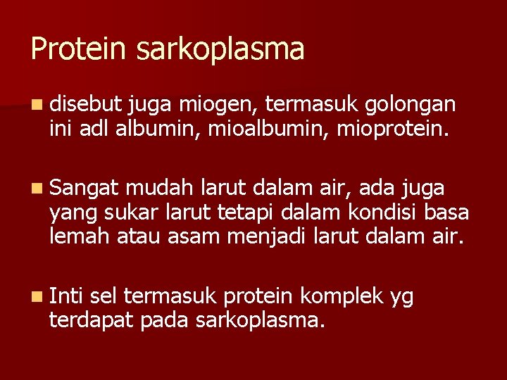 Perubahan protein pada proses pengolahan Dasardasar Teknologi Pengolahan