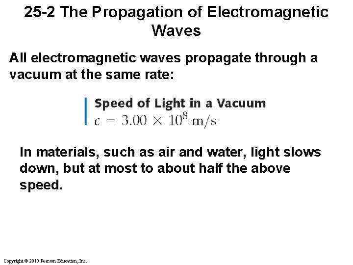 Lecture Outline Chapter 25 Physics 4 th Edition