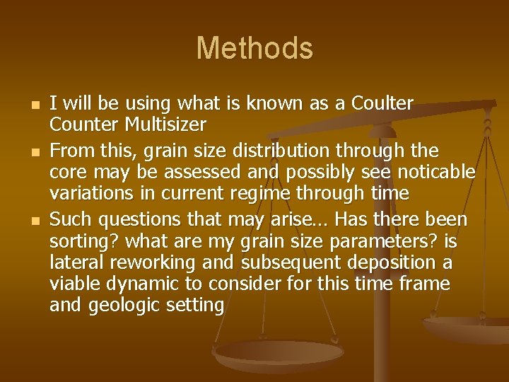 Grainsize Analysis and Bottom Water Paleocurrent Reconstruction In