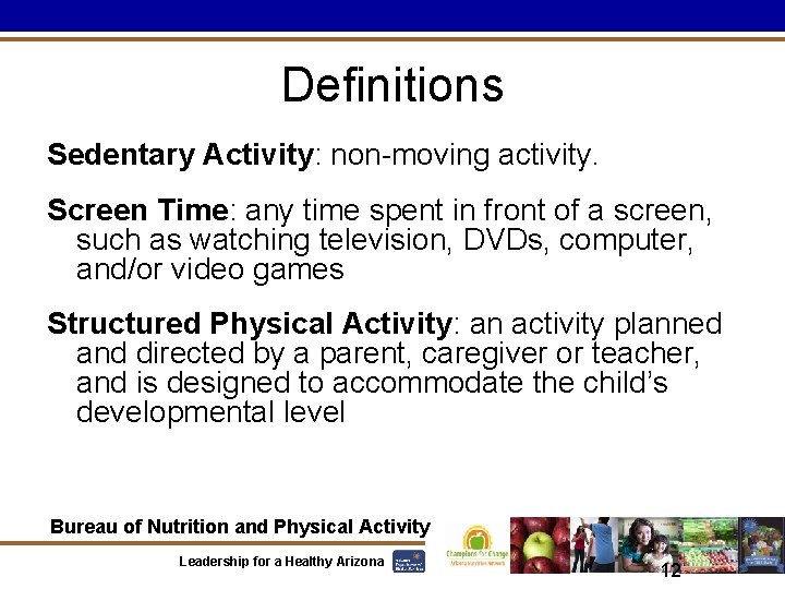 Physical Activity Guidelines for Youth Lets Move April