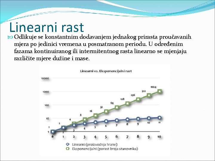 OBLICI I FAKTORI RASTA OBLICI RASTA Individualna promjenjivost