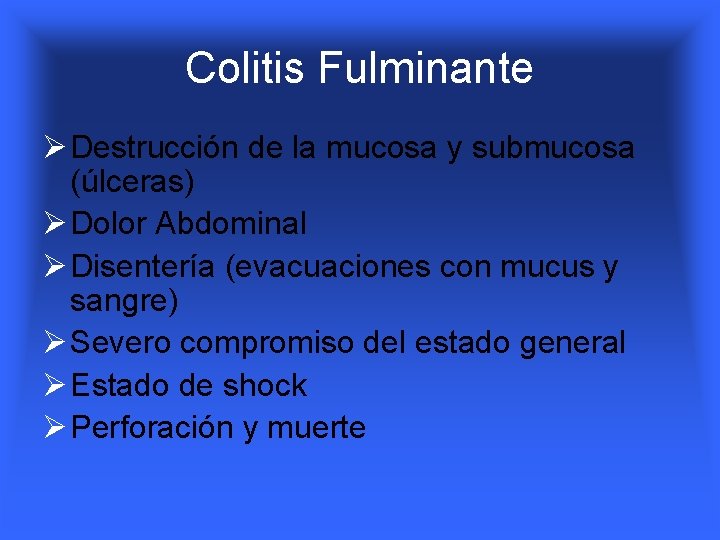 Gnero Entamoeba E histolytica Intestino Grueso y Otros