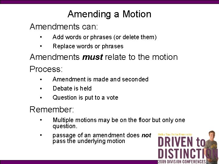 Roberts Rules Power Point Conducting an Effective Chapter