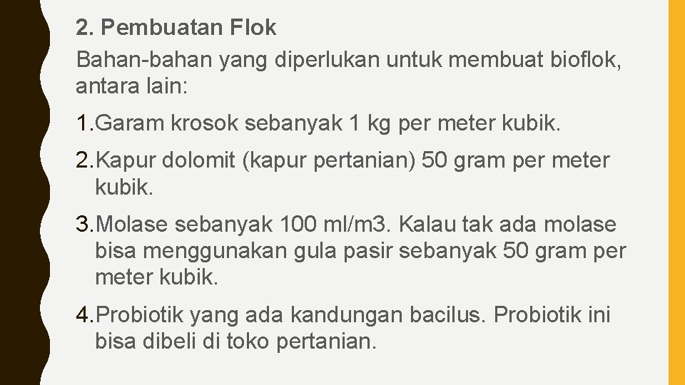 SOSIALISASI PEMANFAATAN TEKNOLOGI BIOFLOK UNTUK BUDIDAYA IKAN NILA