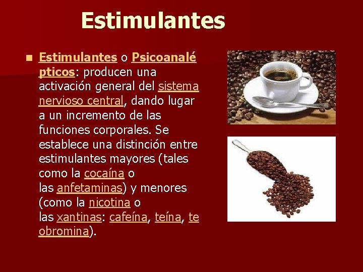 INSTITUTO NGEL DE CAMPO TIPOS DE DROGAS Profr