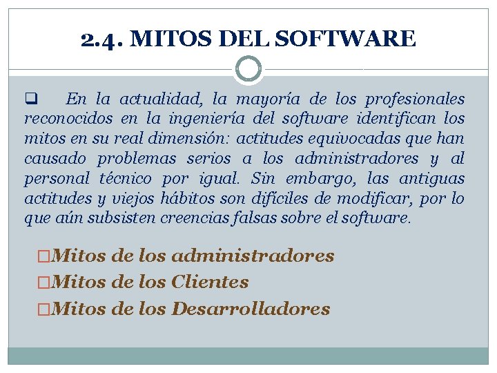 INTRODUCCION A LA INGENIERA DE SOFTWARE UNIDAD II