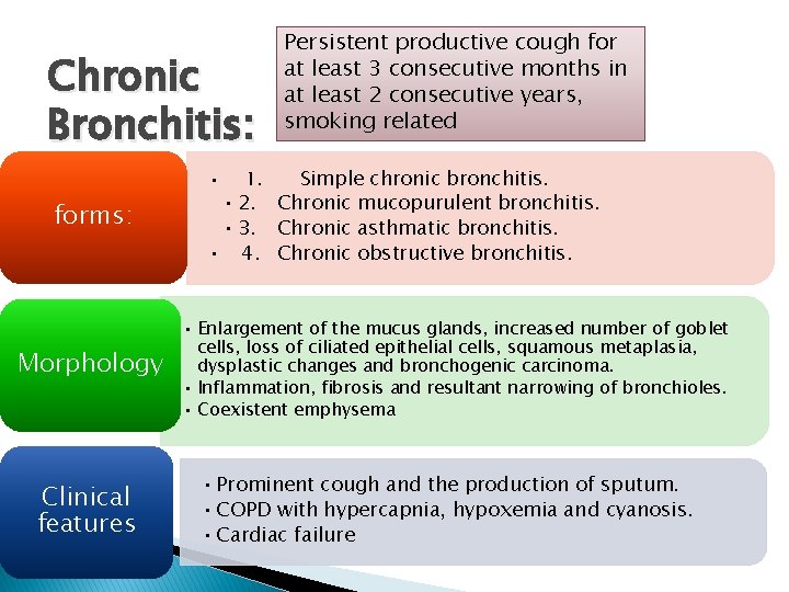RESPIRATORY BLOCK PATHOLOGY L 2 Introduction to COPD