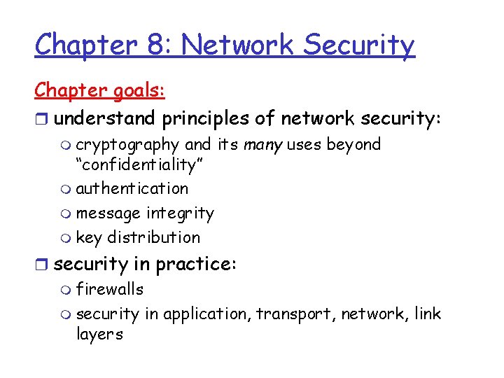 Network security EECS 489 Computer Networks http www