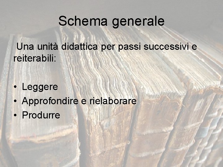 REM TENE VERBA SEQUENTUR Dalla lettura critica alla
