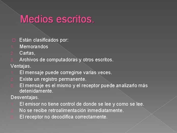 Comunicacin y coordinacin Proceso para una comunicacin eficaz