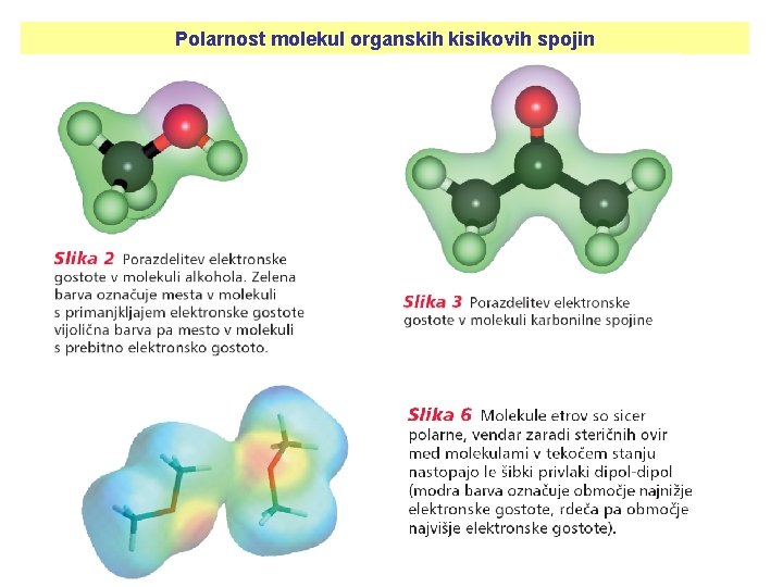 4 ORGANSKE KISIKOVE SPOJINE Vrste organskih kisikovih spojin