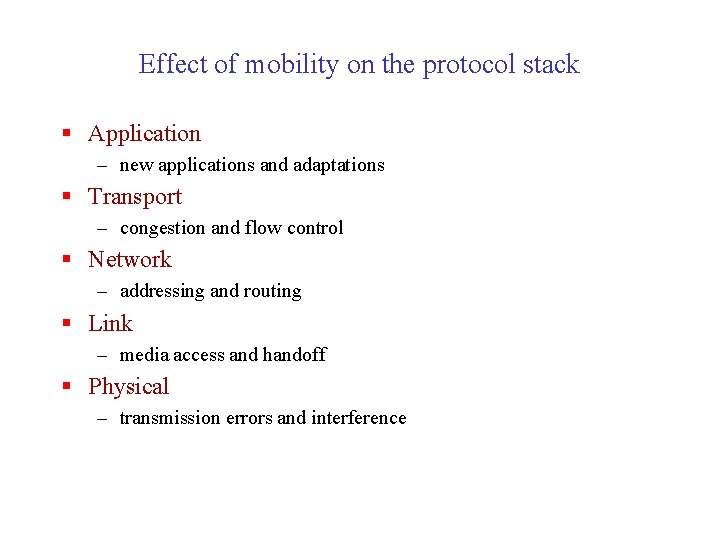 Mobile Ad Hoc Networks Tutorial at CIT 2000