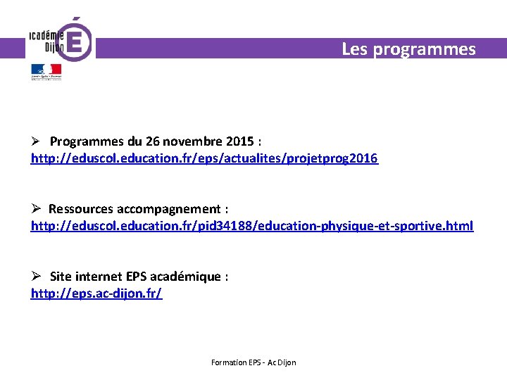 Lvaluation en EPS cycle 3 et 4 www