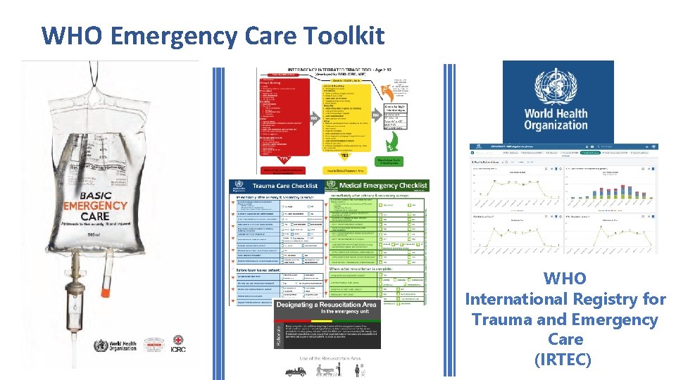 WHO Tools Slide Deck September 2019 WHO TOOLS