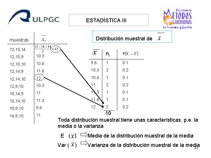 1 4 Distribuciones muestrales Conceptos Distribuciones de algunos