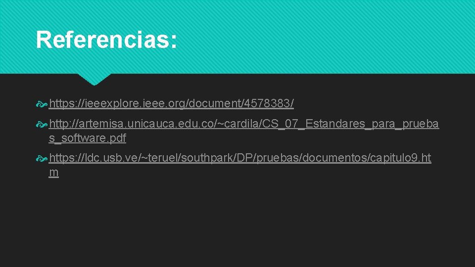 IEEE 829 Estndar para documentacin de pruebas de