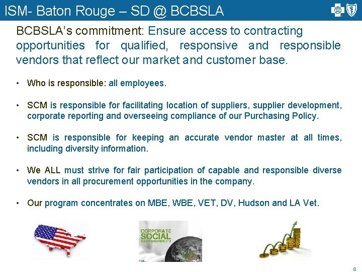 Supplier Diversity BCBSLA Anselmo R Rodriguez MBA CPSM