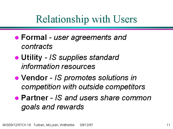 Information Systems in the Organization Basic IT Organizational