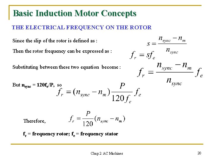 EMT 462 ELECTRICAL SYSTEM TECHNOLOGY Chapter 2 AC