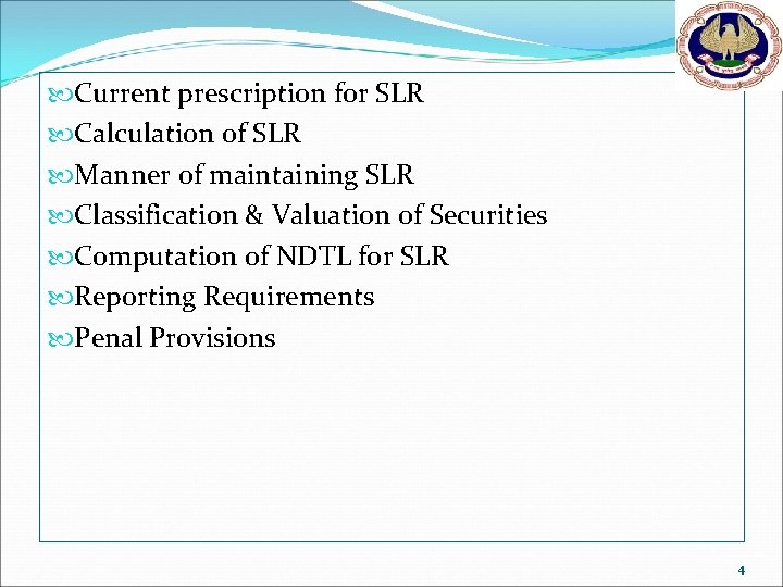 Accounting and Management in Cooperative Banks CRR SLR