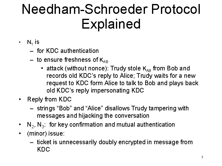 Lecture 10 Mediated Authentication simple algorithm NeedhamSchroeder simple