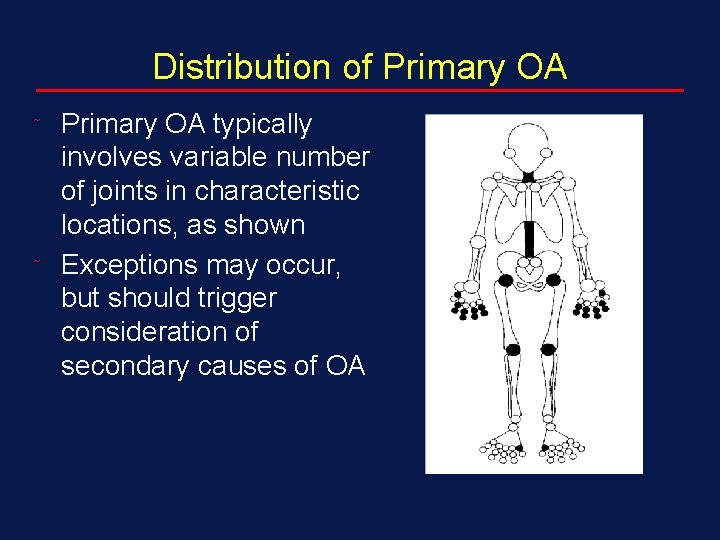 High Impact Rheumatology Evaluation and Management of Osteoarthritis