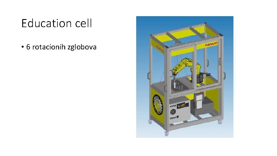 Programiranje FANUC robota Education cell 6 rotacionih zglobova