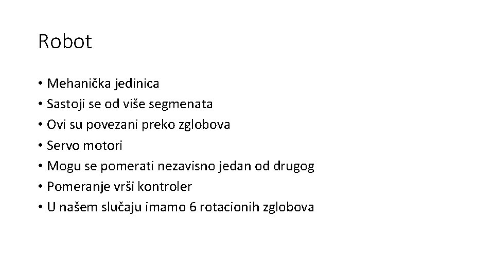 Programiranje FANUC robota Education cell 6 rotacionih zglobova