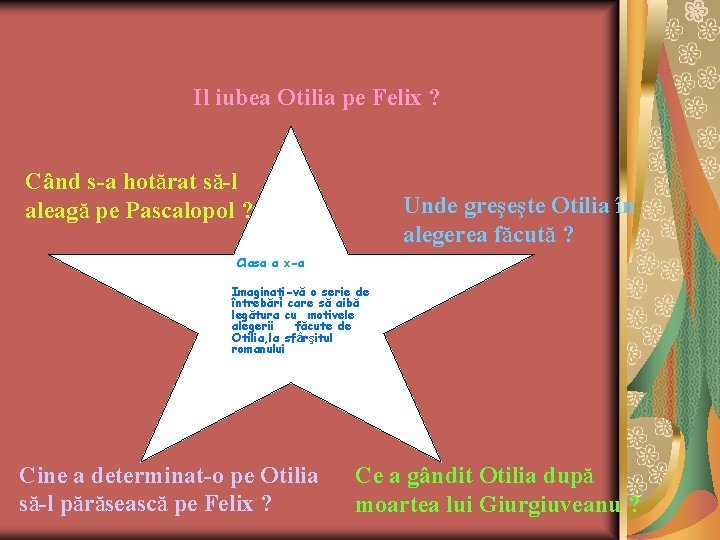 Metode moderne de caracterizare a personajului Otilia din