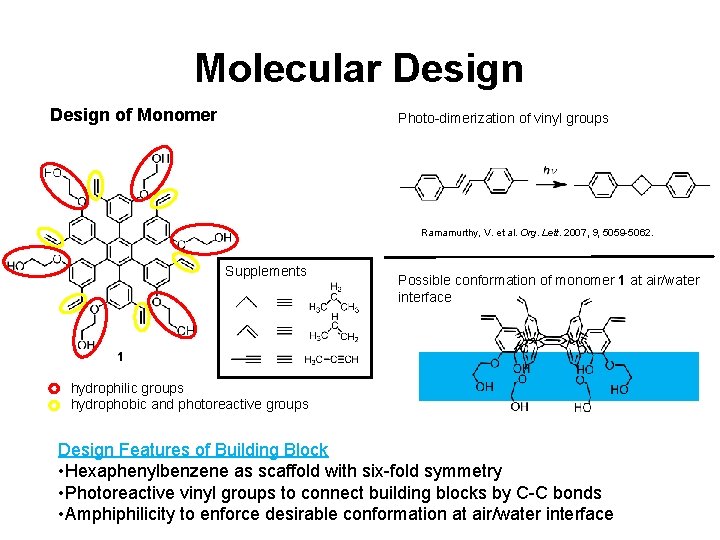 Synthesis of TwoDimensional Polymer Using SelfAssembly at AirWater