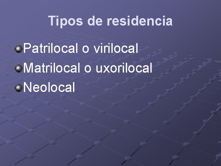 Terminologa del parentesco Mtodos y Tcnicas de Investigacin