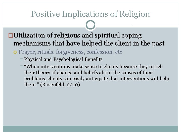 Helpful and Harmful Religious Beliefs in Therapy ASSESSMENT