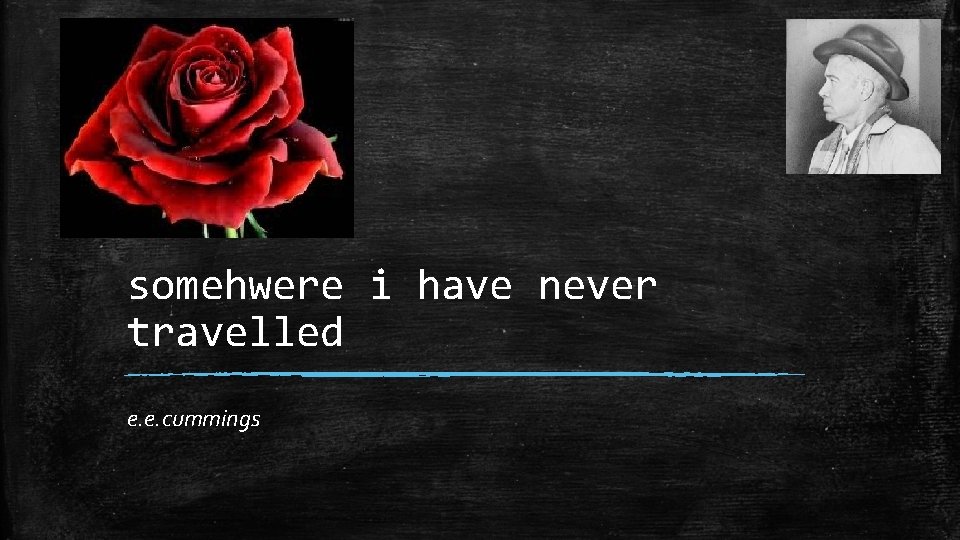 somehwere i have never travelled e e cummings