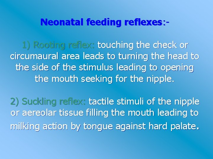 Breast feeding Neonatology Feeding What are the advantages