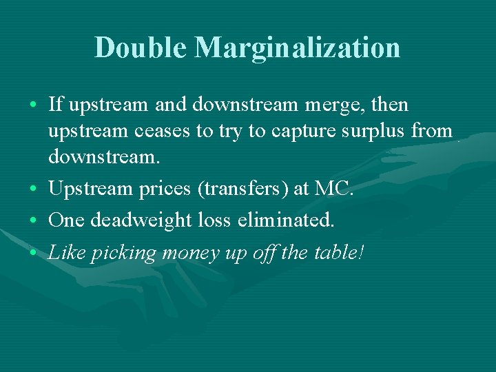 Double Marginalization A Classroom Experiment Overview Bad Economist