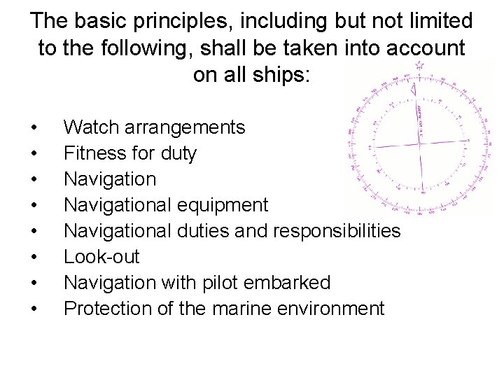 Recommended Code Of Nautical Procedures and Practices To